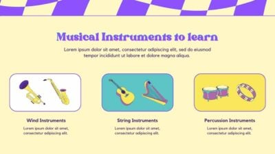 Retro Music Subject Lesson Plan. Free Presentation Template ...