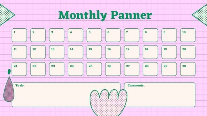 Retro Online Learning Planner. Free Presentation Template — SlidesCarnival