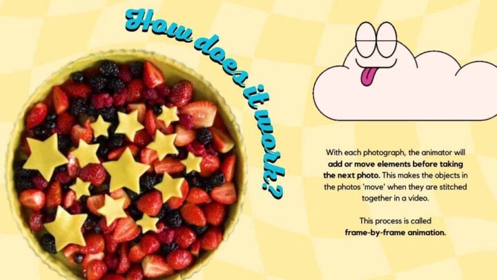 Retro Stop Motion Animation Lesson. Free Lesson Slides Template ...