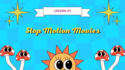 Retro Stop Motion Animation Lesson. Free Lesson Slides Template ...