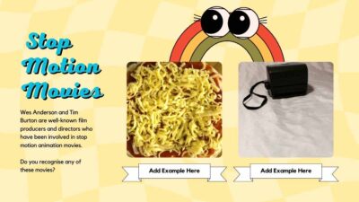 Retro Stop Motion Animation Lesson. Free Lesson Slides Template ...