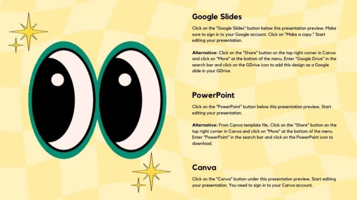 Retro Stop Motion Animation Lesson. Free Lesson Slides Template ...