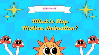 Retro Stop Motion Animation Lesson. Free Lesson Slides Template ...