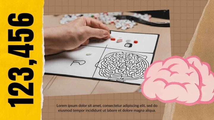 Scrapbook Collage Brain Teasers for High School. Free PPT & Google ...