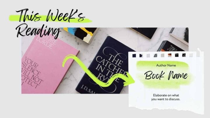 Scrapbook Style Book Club. Free Presentation Template — SlidesCarnival