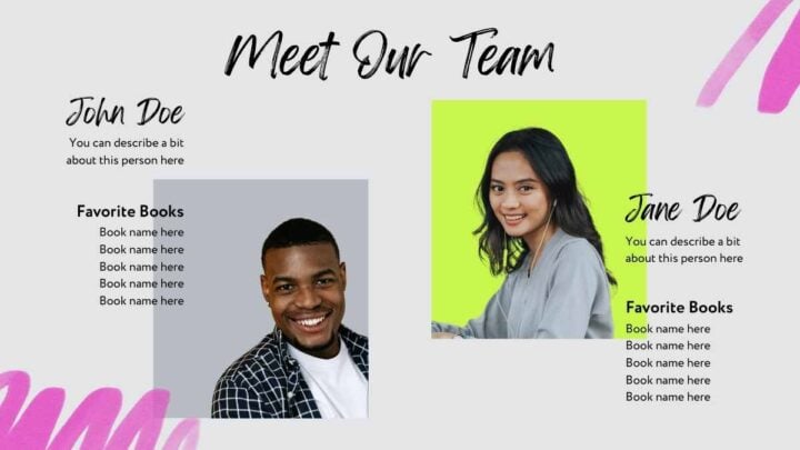 Scrapbook Style Book Club. Free Presentation Template — SlidesCarnival