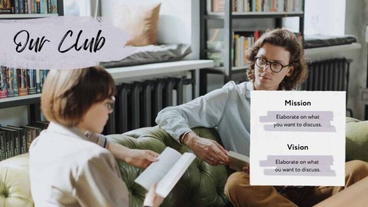 Scrapbook Style Book Club. Free Presentation Template — SlidesCarnival