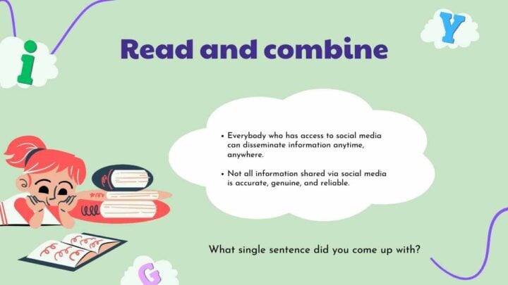 Sentence Craft and Combining Sentences Lesson for Middle School. Free ...
