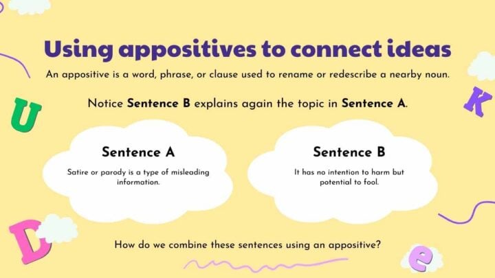 Sentence Craft and Combining Sentences Lesson for Middle School. Free ...