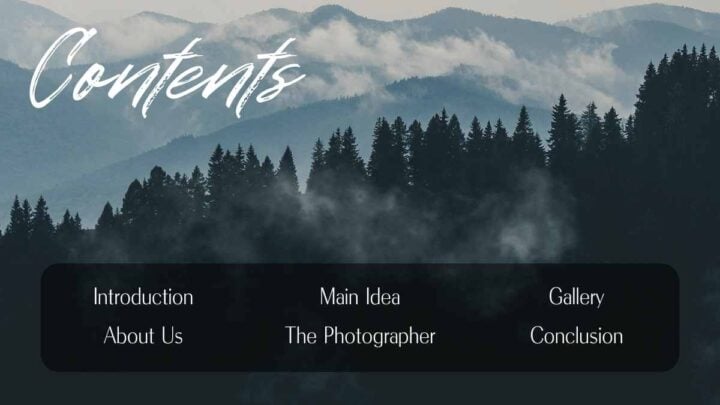 Beautiful Nature Background. Slides Template — SlidesCarnival