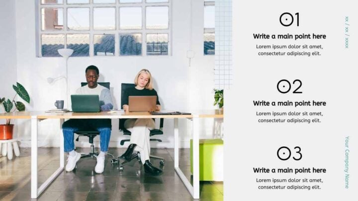 Brain Writing Collaboration Board. Free Slides Template — SlidesCarnival