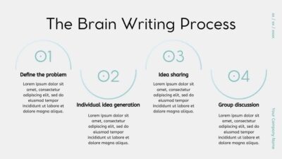 Brain Writing Collaboration Board. Free Slides Template — SlidesCarnival
