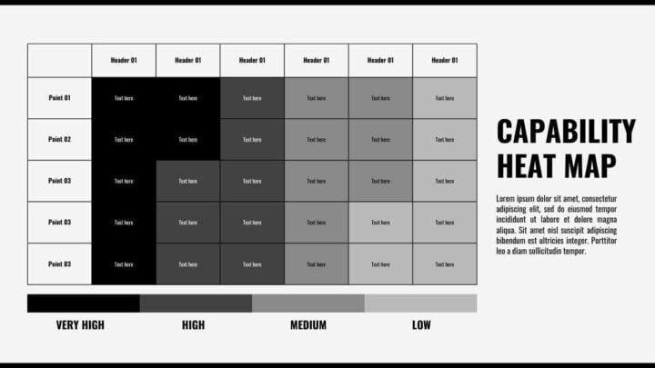 Capability Heat Map Infographic. Free PPT & Google Slides Template ...