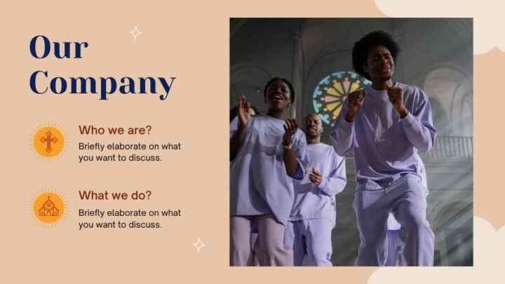 Simple Christian Worship Songs. Free Presentation Template — SlidesCarnival