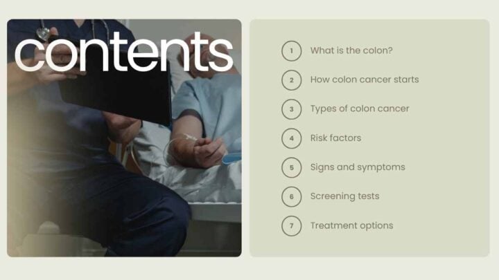 Colon Cancer. Slides Template — SlidesCarnival