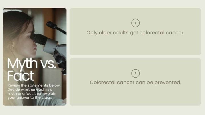 Colon Cancer. Slides Template — SlidesCarnival