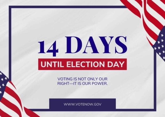 Countdown to Presidential Election Poster. Free PPT & Google Slides ...