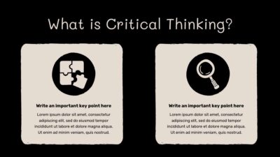 Critical Thinking Training. Free Slides Template — SlidesCarnival