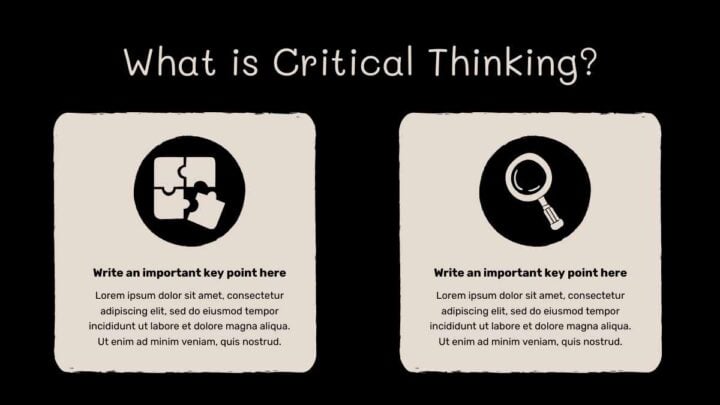 Critical Thinking Training. Free Slides Template — SlidesCarnival