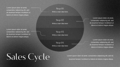 Sales Cycle Infographic. Free Infographics Template — SlidesCarnival