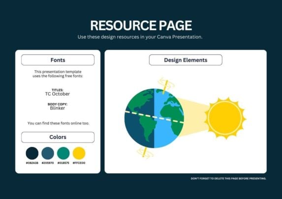 Day and Night: Earth's Rotation Poster. Free Poster Template ...