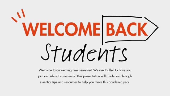 Back to School College Essentials. Free Slides Template — SlidesCarnival