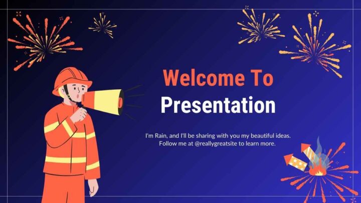 Fireworks Safety. Free PPT & Google Slides Template — SlidesCarnival