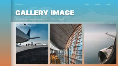Flying Airplane. Free Slides Template — SlidesCarnival