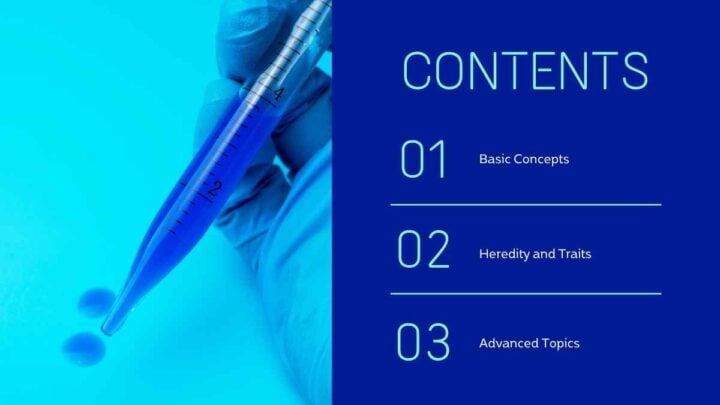Terminologia de genética: template de slides grátis