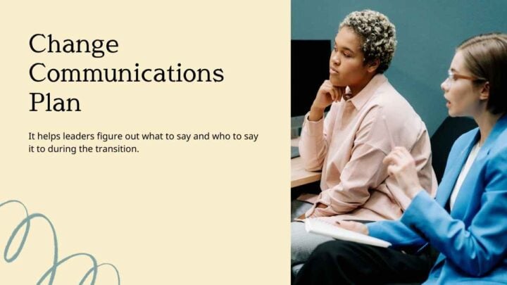 Change Management Communication Plan. Free PPT & Google Slides Template ...