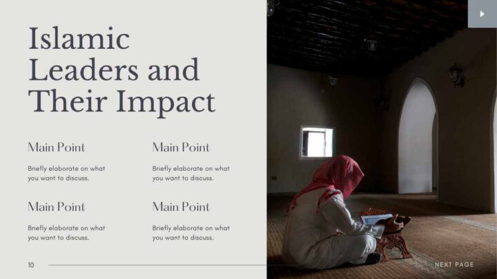 Leadership In Islam. Free Slides Template — SlidesCarnival