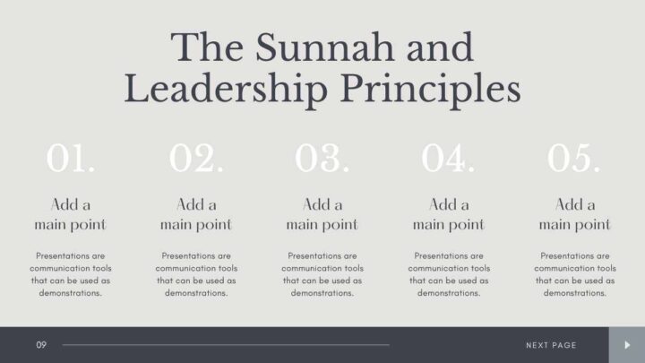 Leadership In Islam. Free Slides Template — SlidesCarnival