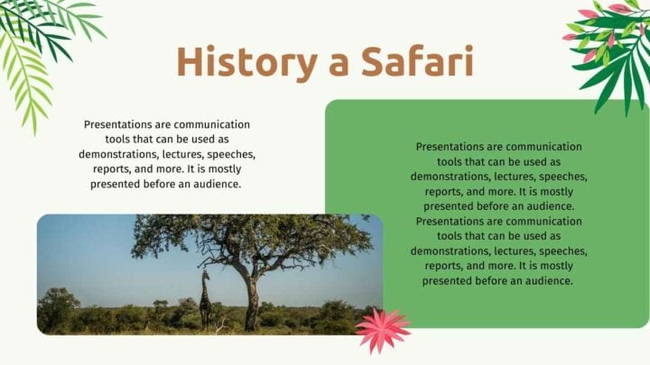 Let’s Go On a Safari Background. Free Google Slides Template ...