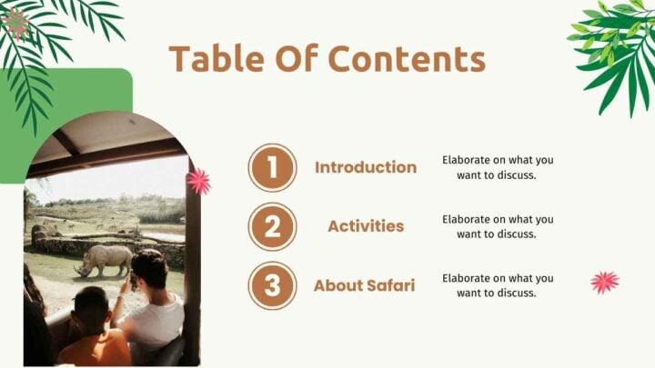 Let’s Go On a Safari Background. Free Google Slides Template ...