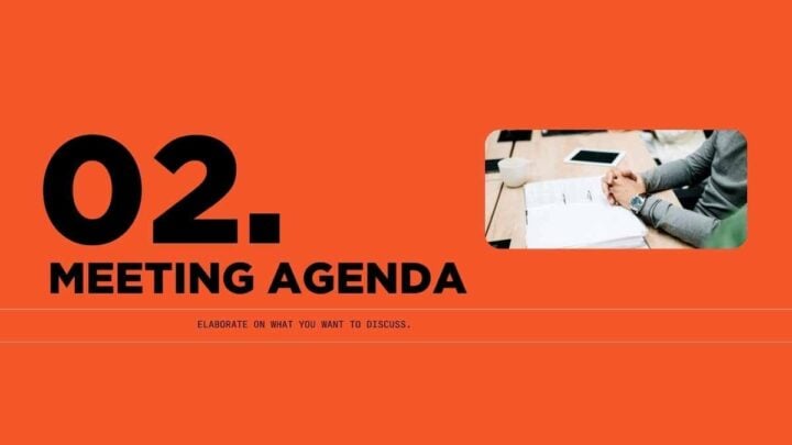 Simple Meeting Agenda. Free Slides Template — SlidesCarnival