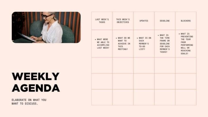 Simple Meeting Agenda. Free Slides Template — SlidesCarnival