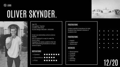 Simple User Persona. Free PPT & Google Slides Template — SlidesCarnival