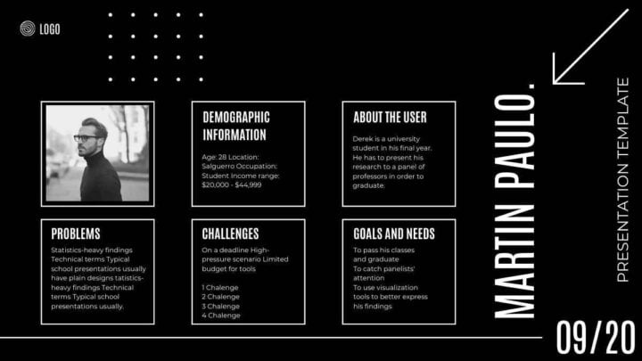 Simple User Persona. Free PPT & Google Slides Template — SlidesCarnival