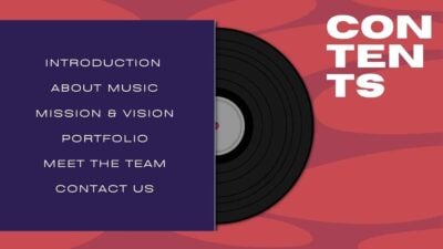 Music-themed. Free Slides Template — SlidesCarnival