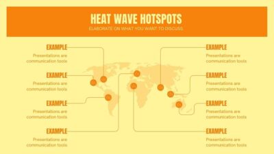 Natural Disasters: Heat Wave. Free Slides Template — SlidesCarnival