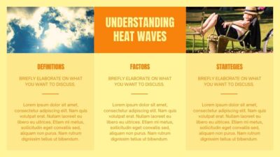 Natural Disasters: Heat Wave. Free Slides Template — SlidesCarnival