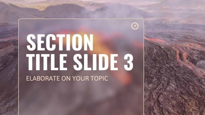 Nature Mountain Background. Free PPT & Google Slides Template ...