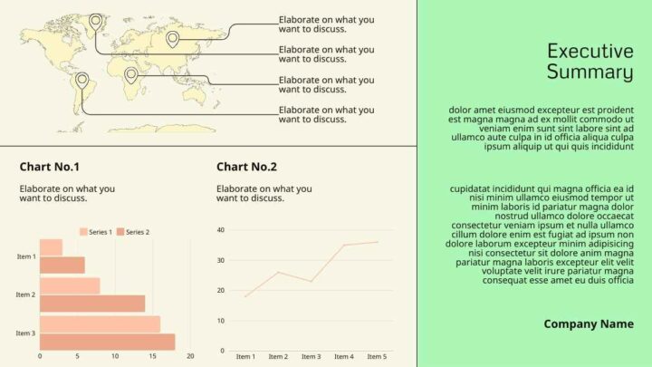 Non Profit Executive Summary . Free PPT & Google Slides Template ...