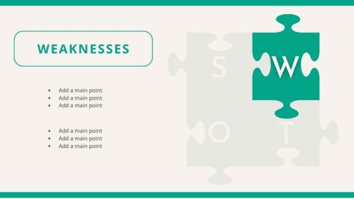 Simple SWOT Analysis Slides for Business. Free PPT & Google Slides ...