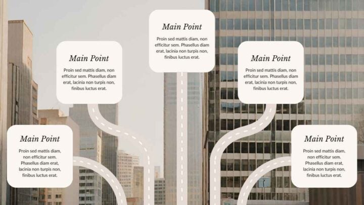 Simple Roadmap Infographics. Free PPT & Google Slides Template ...