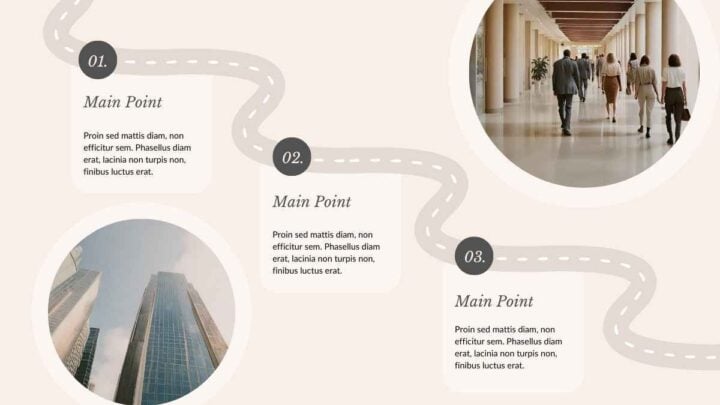 Simple Roadmap Infographics. Free PPT & Google Slides Template ...