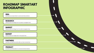 Roadmap SmartArt Infographic. Free PPT & Google Slides Template ...