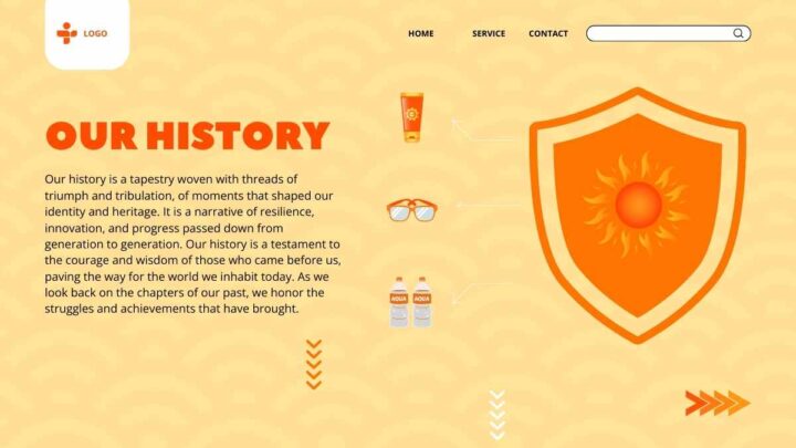Tips for Extreme Heat Safety. Free Slides Template — SlidesCarnival