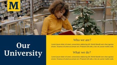 University of Michigan . Free Slides Template — SlidesCarnival