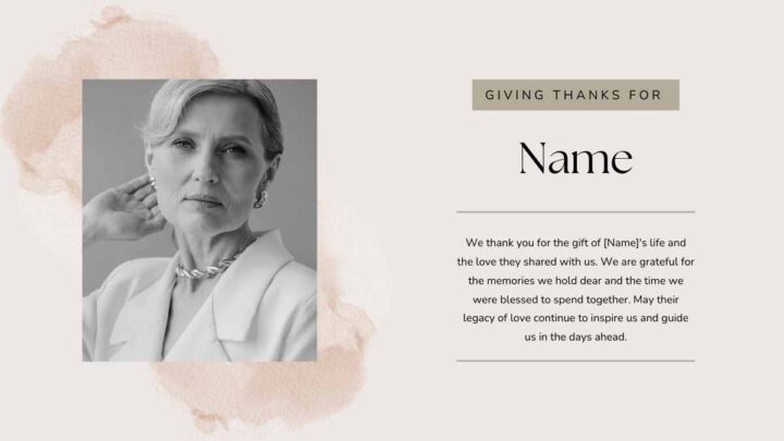 Memorial Service Program Invitation. Free Invitation Template ...